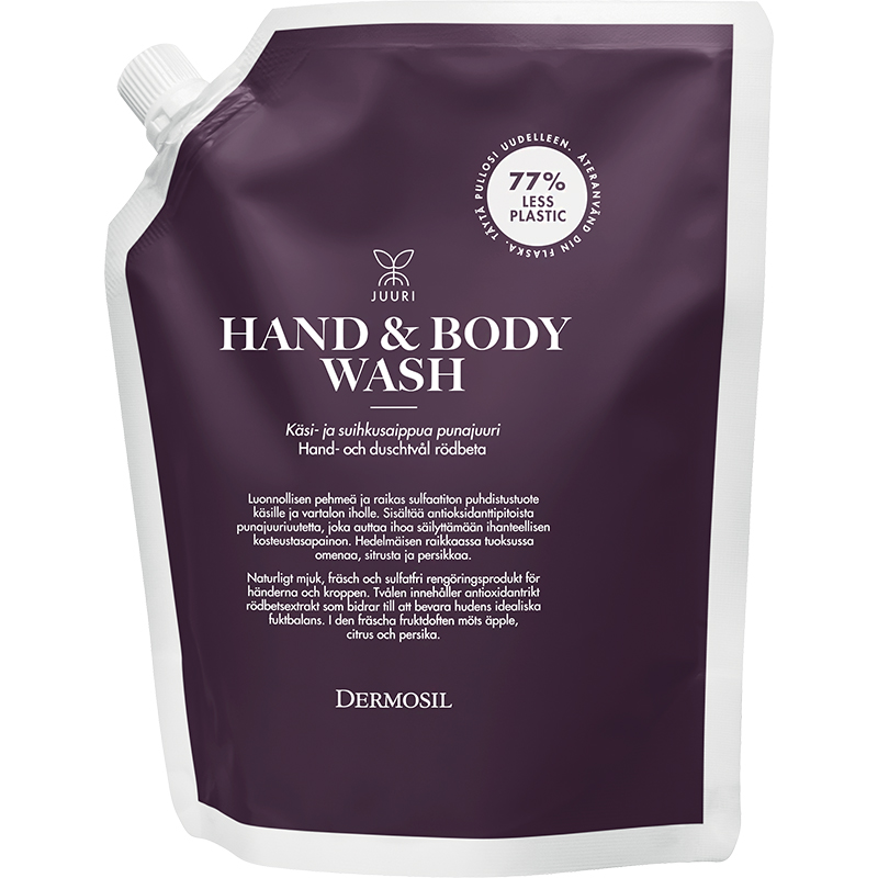 Sulphate-free soap for hands and body – refill - Dermosil