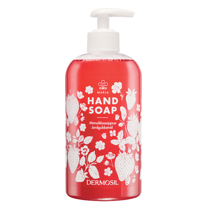 Hand soap with delicious strawberry aroma - Dermosil