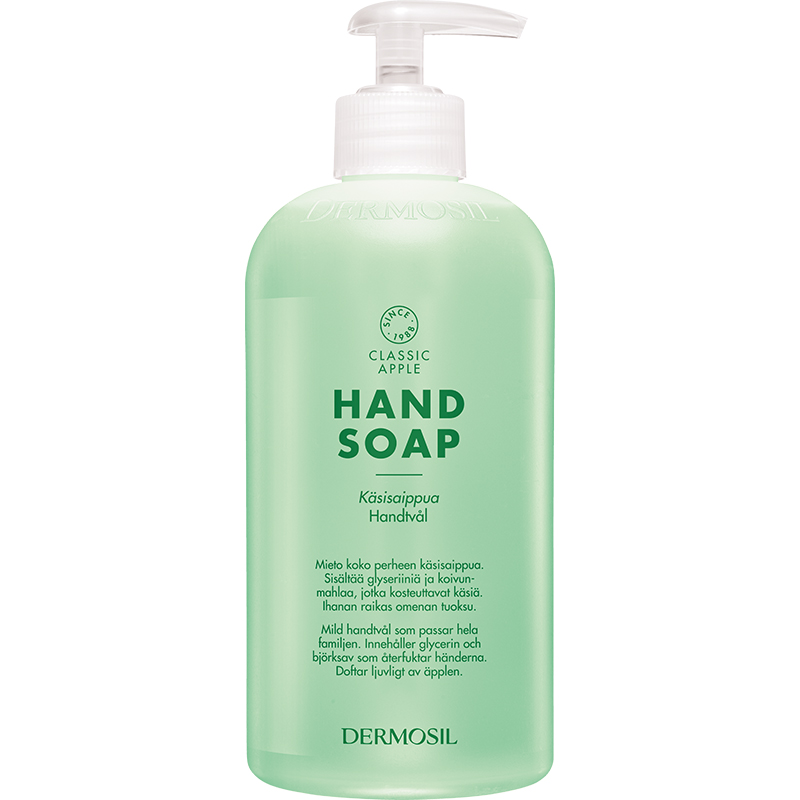 Hand soap with fresh apple aroma for the whole family - Dermosil
